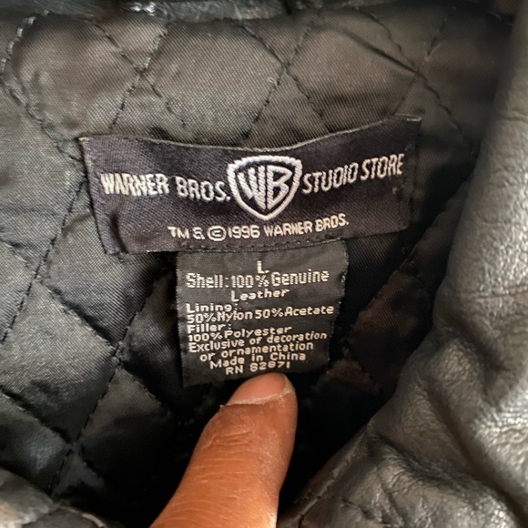 Warner Bros. | Jackets & Coats | Warner Brothers Leather Jacket | Poshmark